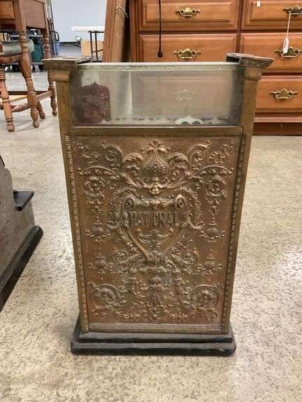 NATIONAL fancy cast brass cash register model: 313, ***FROM SUNNYWAY ...