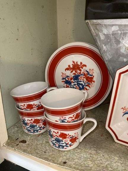 Contents of cupboard: Nara porcelain coffee set - Hurley Real Estate ...