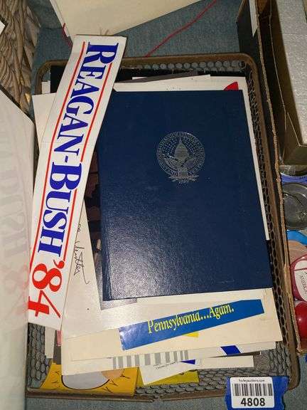 Political/Presidential paper collectibles lot - Hurley Real Estate ...