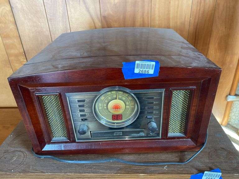 Vintage style Crosley Stack-o-Matic turntable/CD/radio/cassette ...