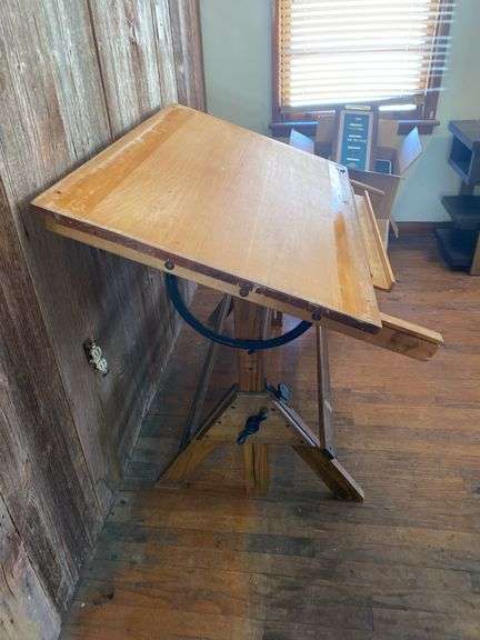 Drafting table 47x5x37x39 - Hurley Real Estate & Auctions