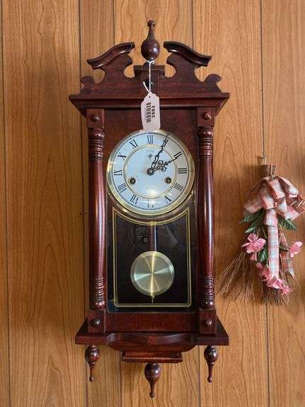 31-Day Half Hour Chimes Wall clock by Polaris w/ key - Hurley Real ...