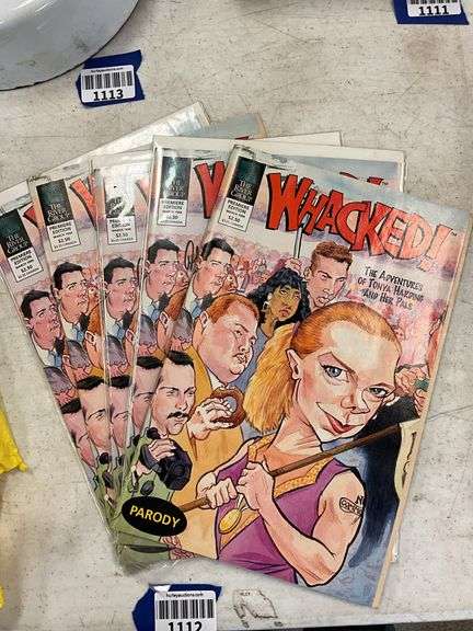 March 1994 Whacked Tonya Harding comic books, five copies - Hurley Real ...