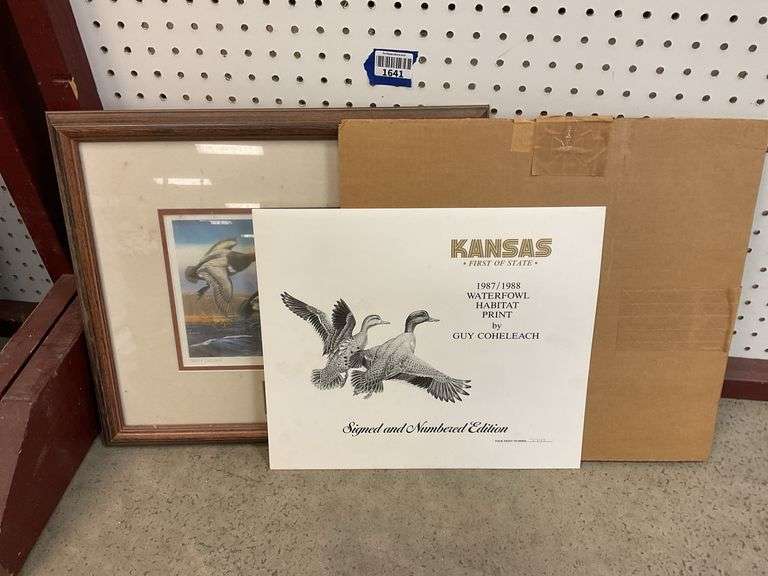 Arthur Anderson limited edition duck stamp print, 12094/20,000, and ...