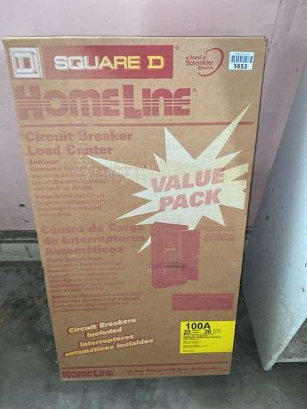 HomeLine electric circuit breaker box in box - Hurley Real Estate ...