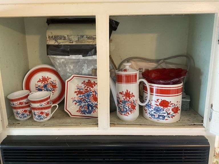 Contents of cupboard: Nara porcelain coffee set - Hurley Real Estate ...