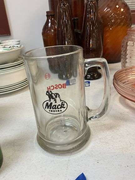 Vintage soda bottles and Mack Trucks mug - Hurley Real Estate & Auctions