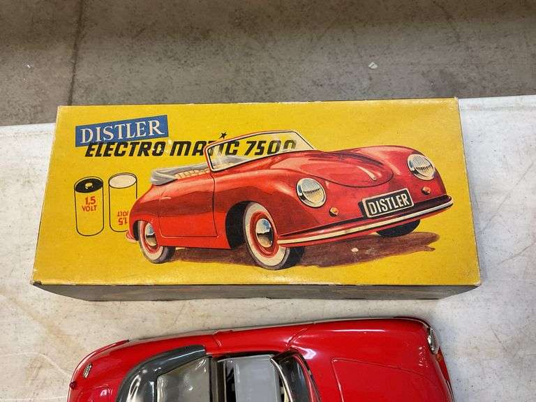 Distler Electro Matic 7500 battery op toy car w/ box - Hurley Real ...