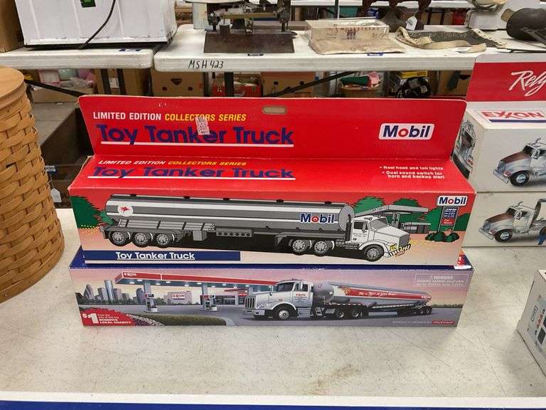 Two Exxon/Mobil model tanker trucks in boxes - Hurley Real Estate ...