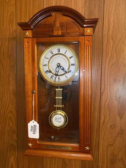 200th Anniversary USA Constitution Commemorative Wall clock w/ key ...
