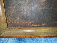 Clyde H. Roberts watercolor of Burnside Bridge, and C. Fries paintings ...