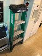 Werner 4' fiberglass step ladder and folding step stool - Hurley Real ...