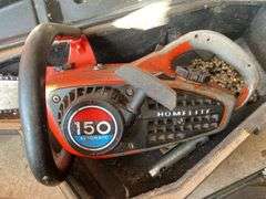 Homelite 150 chainsaw w/ case - Hurley Real Estate & Auctions