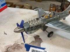 US Air Force FS-059 battery op tin toy airplane - Hurley Real Estate ...