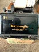 Vintage Burroughs adding machine - Hurley Real Estate & Auctions
