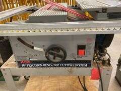 Ryobi 10" precision benchtop cutting system - Hurley Real Estate & Auctions