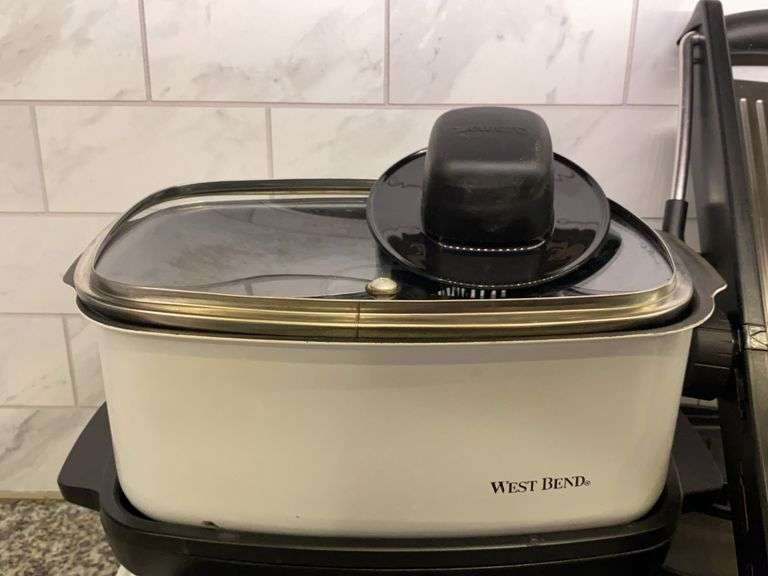 Toastmaster electric grill, West Bend slow cooker, Cuisinart mandoline ...