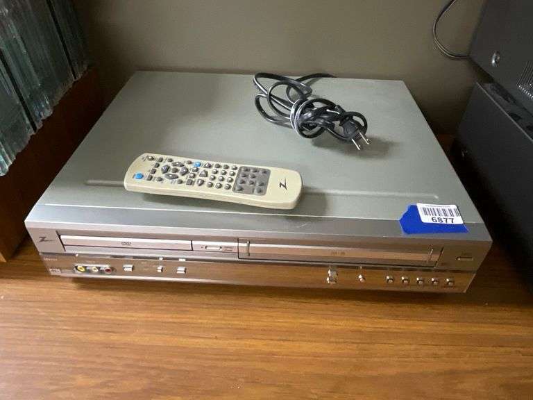 Zenith DVD/VHS player w/ remote - Hurley Real Estate & Auctions