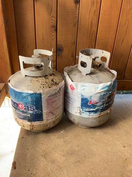 Two empty propane tanks - Hurley Real Estate & Auctions