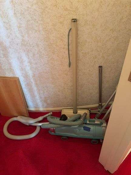Electrolux canister vacuum w/ attachments. and stick vacuum, broom ...