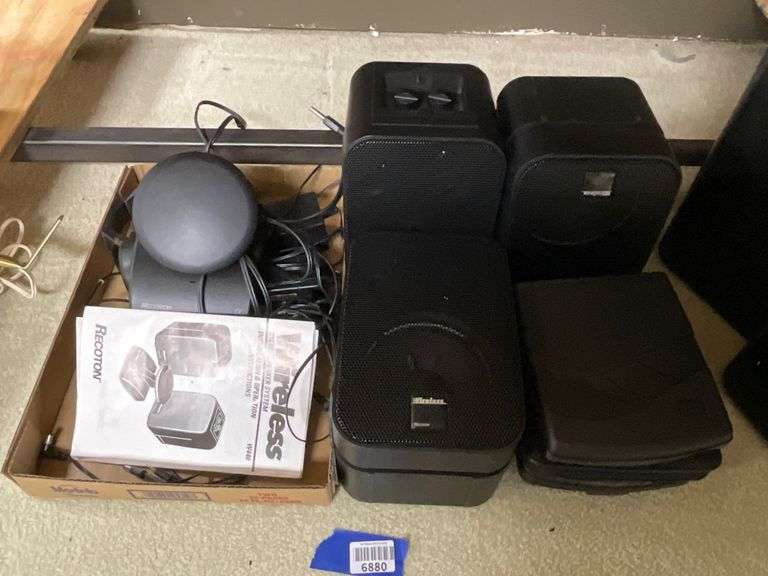 Recoton wireless stereo speaker system - Hurley Real Estate & Auctions