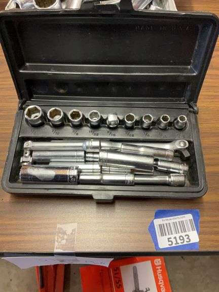SAE socket set - Hurley Real Estate & Auctions