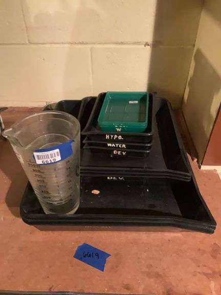 Photo developing containers - Hurley Real Estate & Auctions
