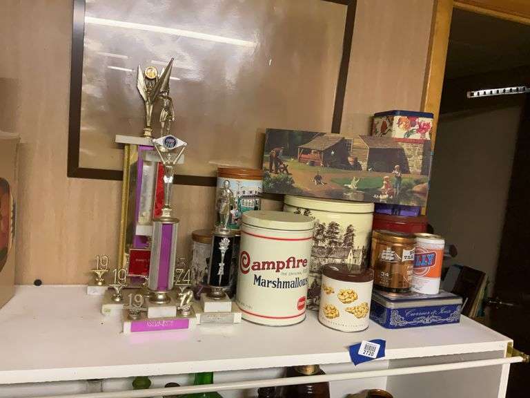 1970’s Trophies, Vintage tins, Billy Beer Can - Hurley Real Estate ...