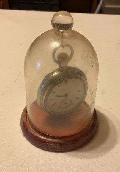 Pocket watch in watch dome - Hurley Real Estate & Auctions