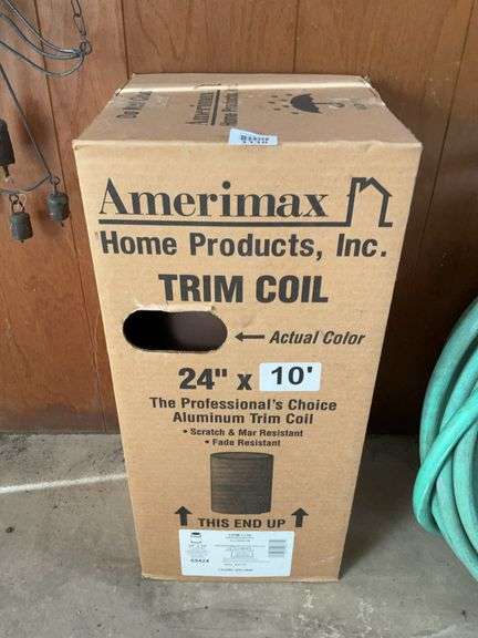 24"x10" aluminum trim coil, in box - Hurley Real Estate & Auctions