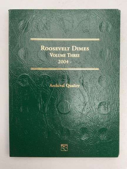 Roosevelt Dime Collection - 2004-2016 - 30 Dimes in Book - Hurley Real ...