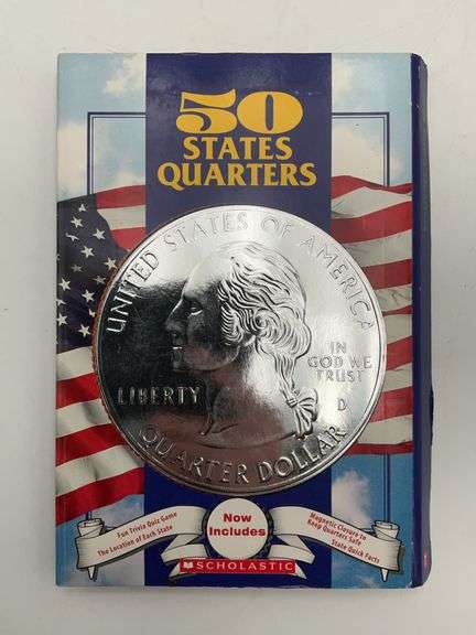 Collection of 50 US State Quarters - 1999-2008 - 50 Coins Total in Book ...