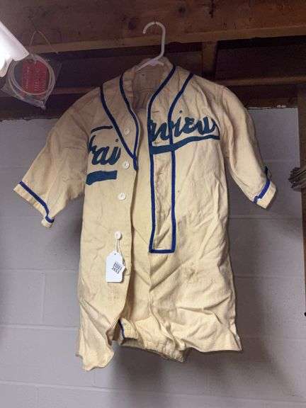 Vintage FAIRVIEW Baseball Uniform - Hurley Real Estate & Auctions