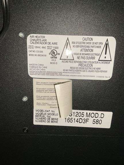 ElectraLog electric heater stove - Hurley Real Estate & Auctions