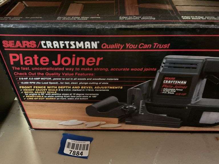 Craftsman plate joiner in box - Hurley Real Estate & Auctions
