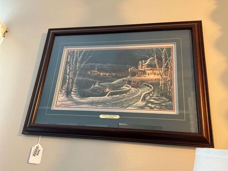 Terry Redlin print, Family Traditions, framed - Hurley Real Estate ...