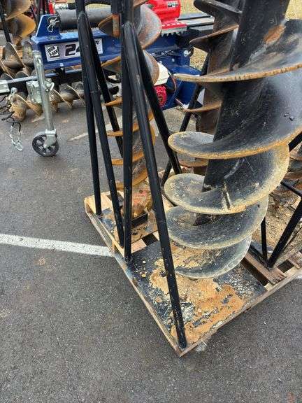 Approx 15in- 16in auger bit with stand - Hurley Real Estate & Auctions