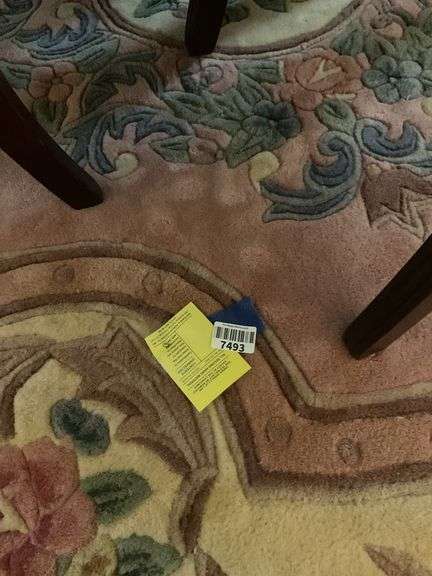 5' x 7.5' Chinese oval wool rug - Hurley Real Estate & Auctions