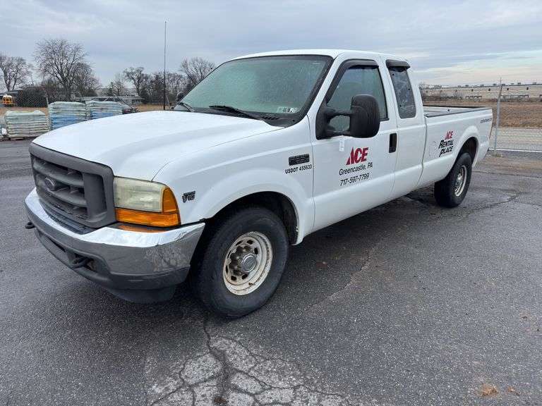 2001 Ford F-350 super duty XL extended cab,V10 Triton, long bed ...
