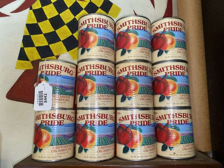 SMITHSBURG PRIDE peach cans - Hurley Real Estate & Auctions