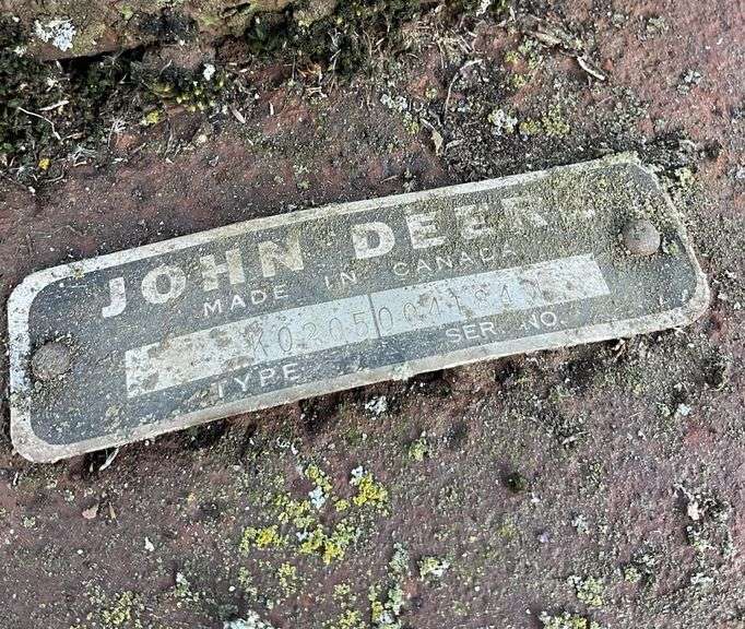 John Deere bush hog. Approximately 6’ - Hurley Real Estate & Auctions