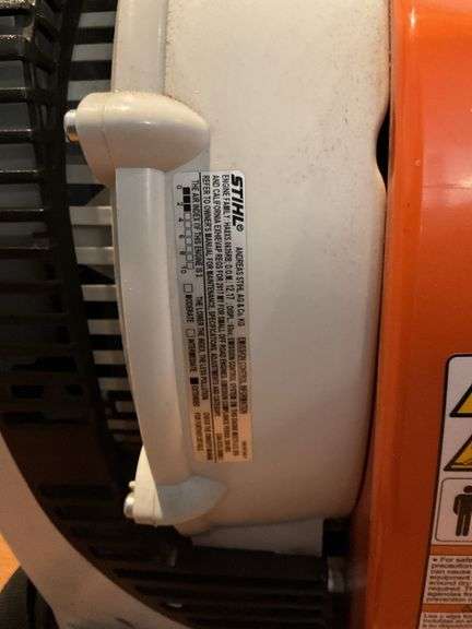 Stihl BR350 backpack blower - Hurley Real Estate & Auctions