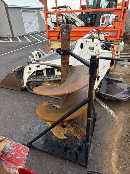 30 inch auger bit with stand - Hurley Real Estate & Auctions