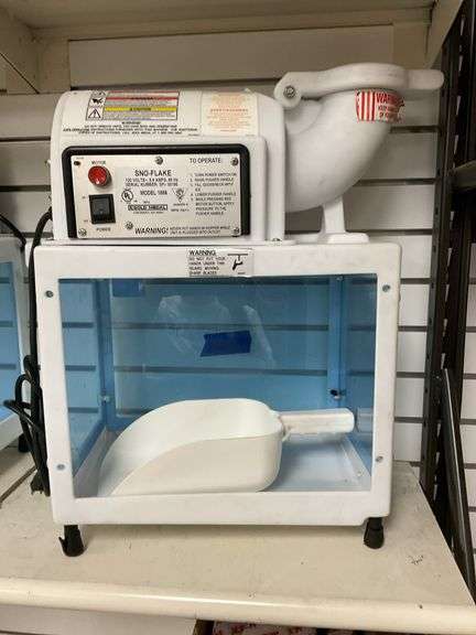 Gold Medal SNO-FLAKE snow kone machine, model 1886 - Hurley Real Estate ...