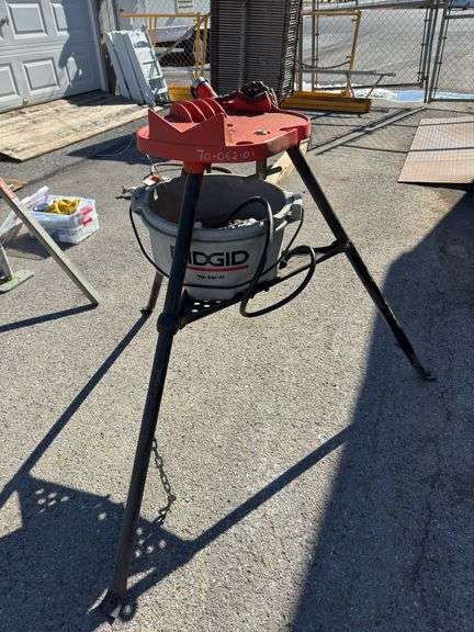 Ridgid No. 460 Tristand, Ridgid pump gun and Ridgid Bucket Oiler ...