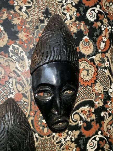 Three ethnic masks - Hurley Real Estate & Auctions