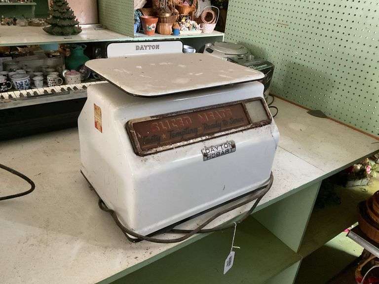 Vintage Dayton/Hobart countertop scale - Hurley Real Estate & Auctions