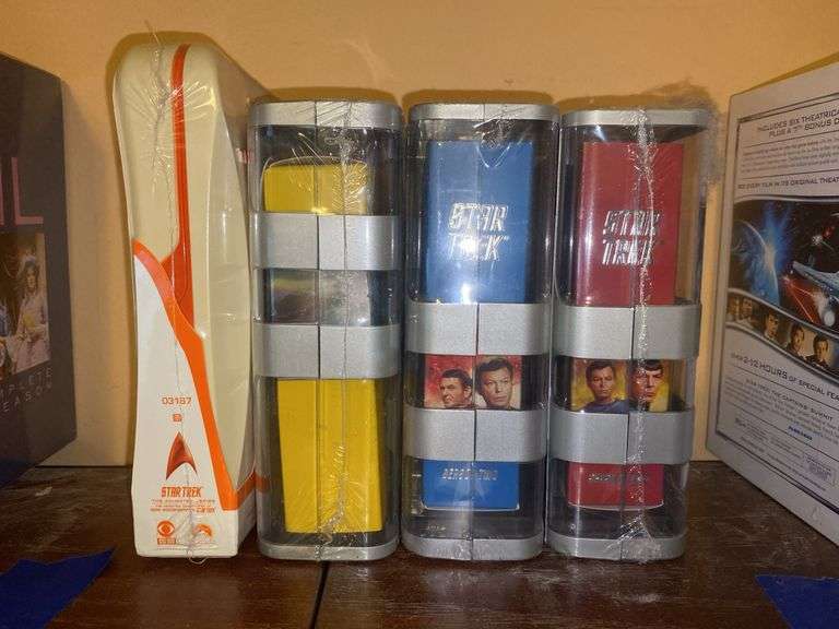 Four Star Trek DVD original TV series and animated series DVD sets ...