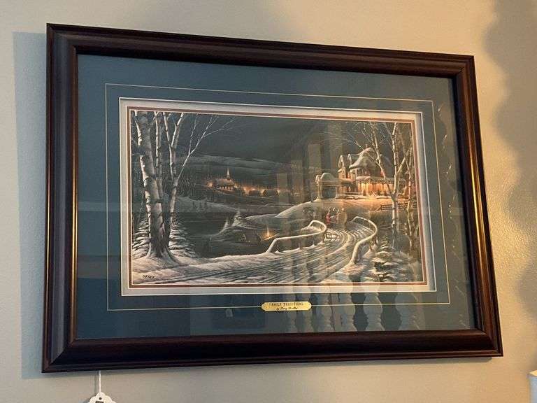 Terry Redlin print, Family Traditions, framed - Hurley Real Estate ...