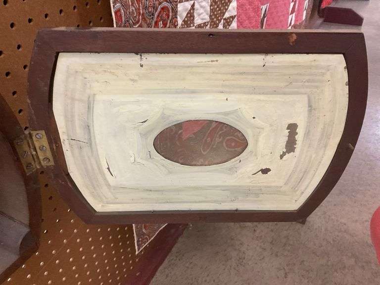 HOWARD DAVIS banjo clock w/ reverse painted glass tablets - Hurley Real ...